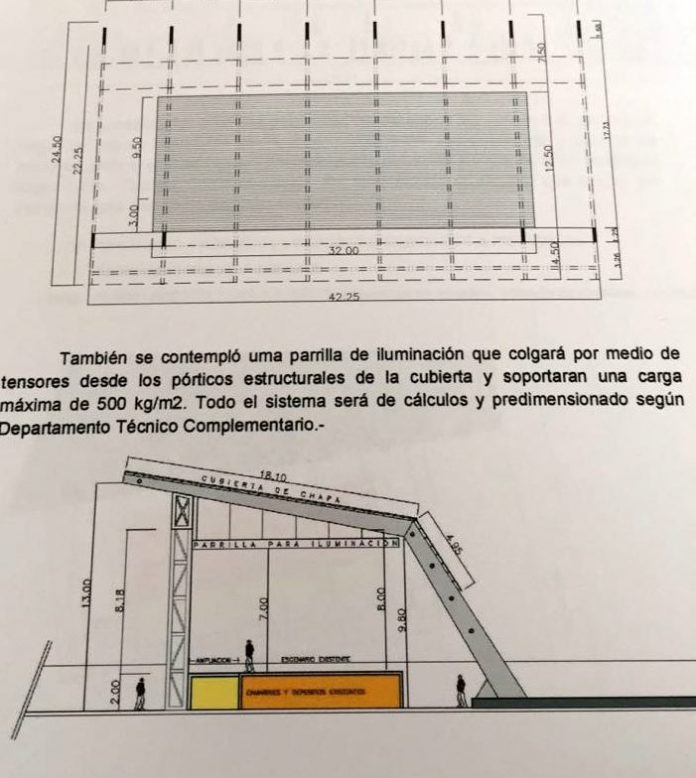Fue aprobada la obra de ampliación y techado del escenario del ...